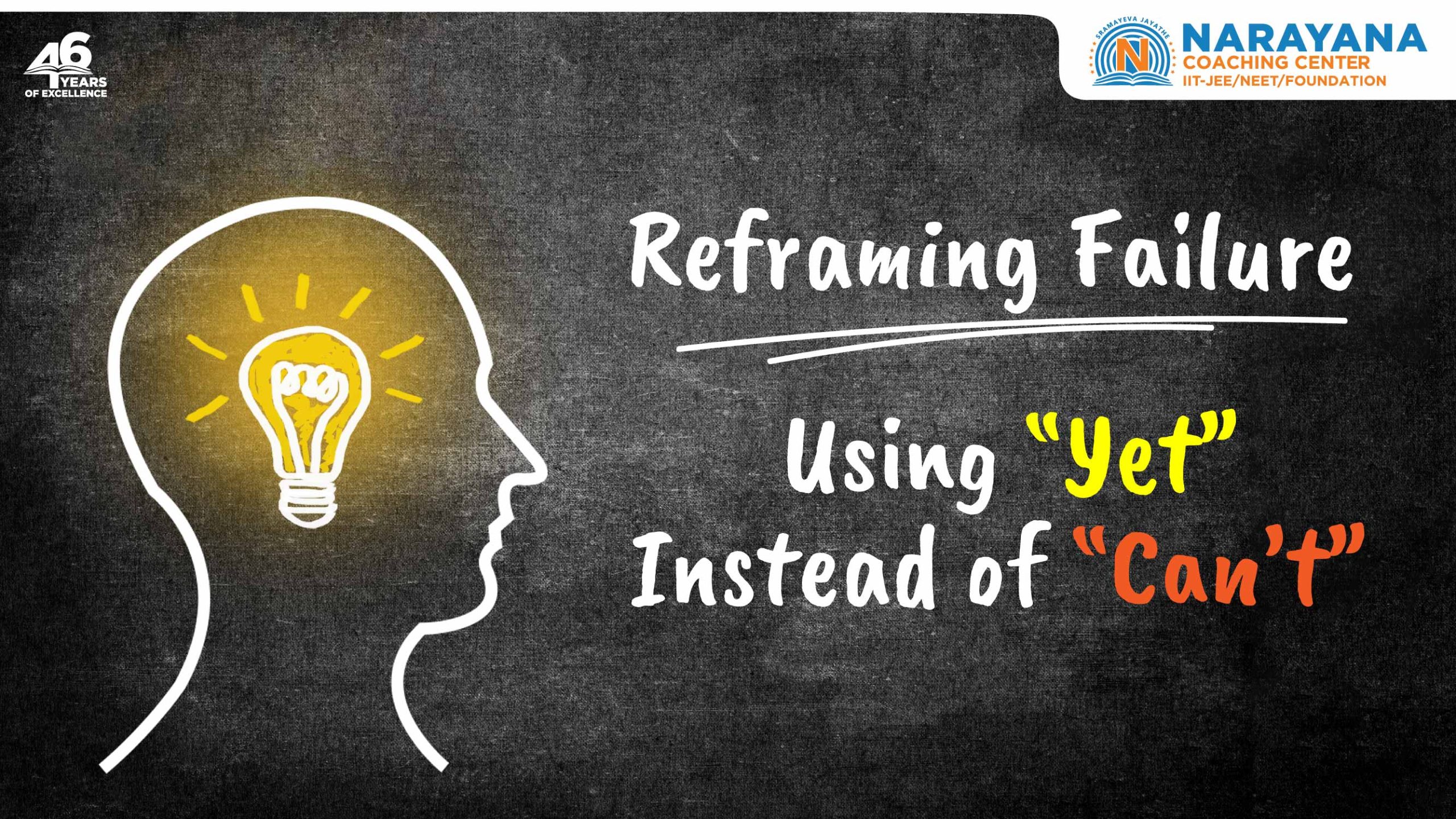 Reframing Failure: Use "Yet" Instead of "Can't"—Building a Success Mindset for NEET & JEE Aspirants