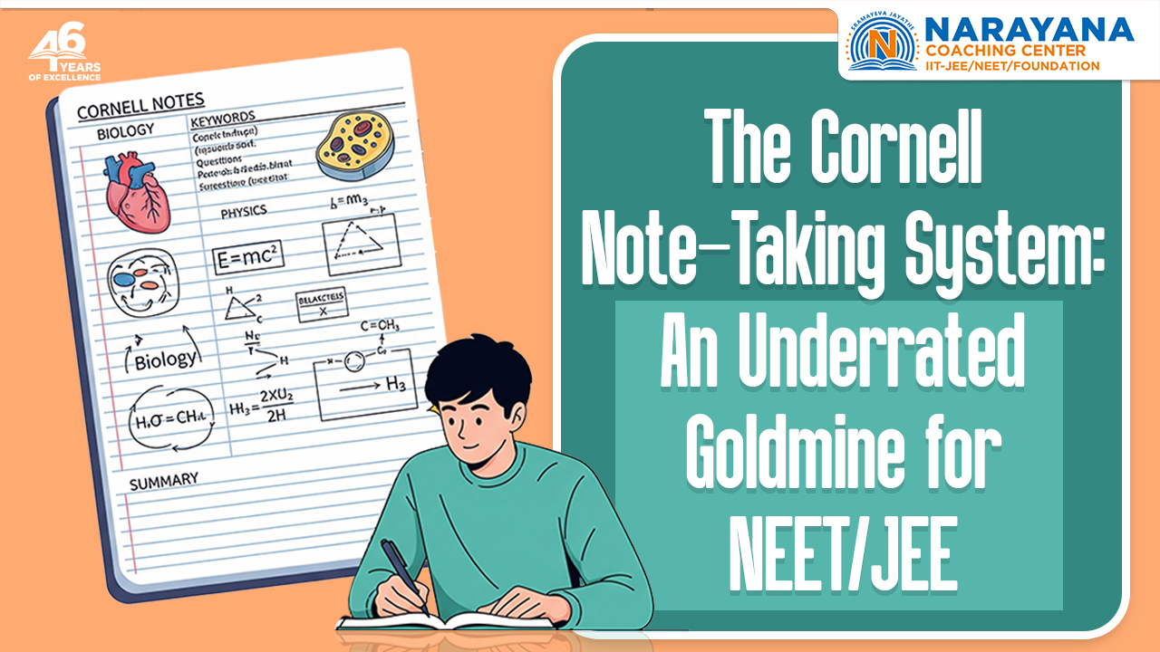 Cornell Note-Taking System: A Secret Weapon for NEET and JEE Aspirants